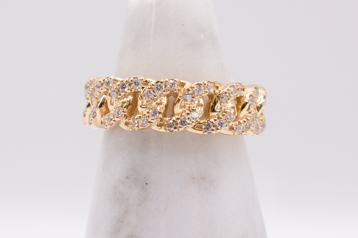 Iced Cuban Ring | Detroit Diamond Girl